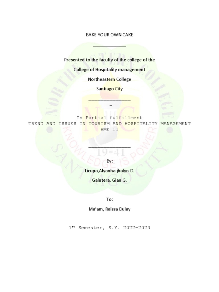 Bake Your Own Cake | PDF