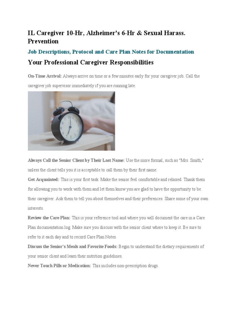 A Comprehensive Guide to Professional Caregiver Responsibilities and ...