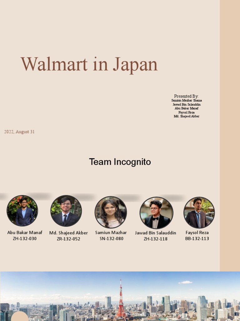 Walmart in Japan | PDF | Walmart | Retail