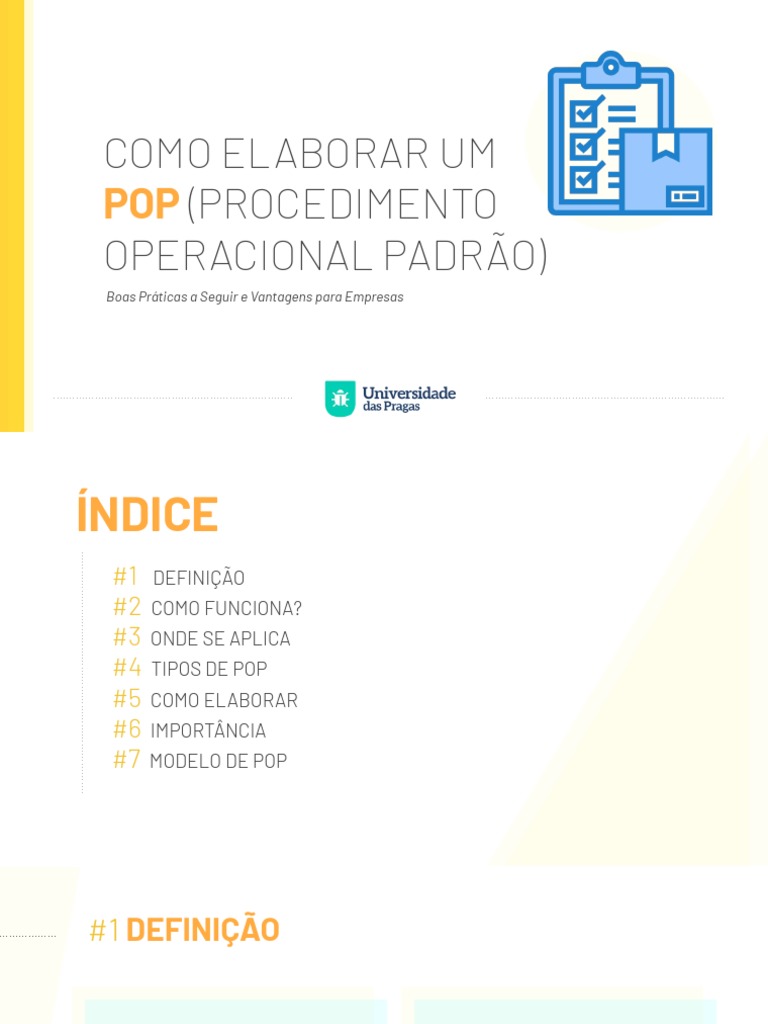 Como Elaborar um POP E Suas Vantagens | PDF | Marketing