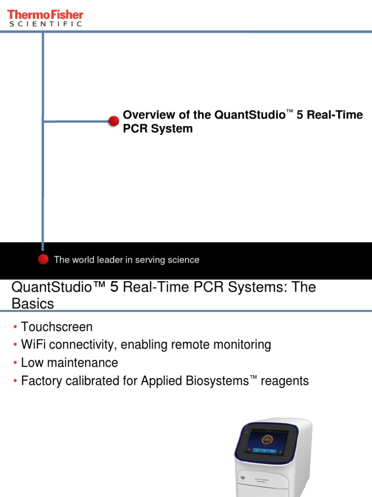 Overview of The QuantStudio 5 | PDF | Real Time Polymerase Chain ...