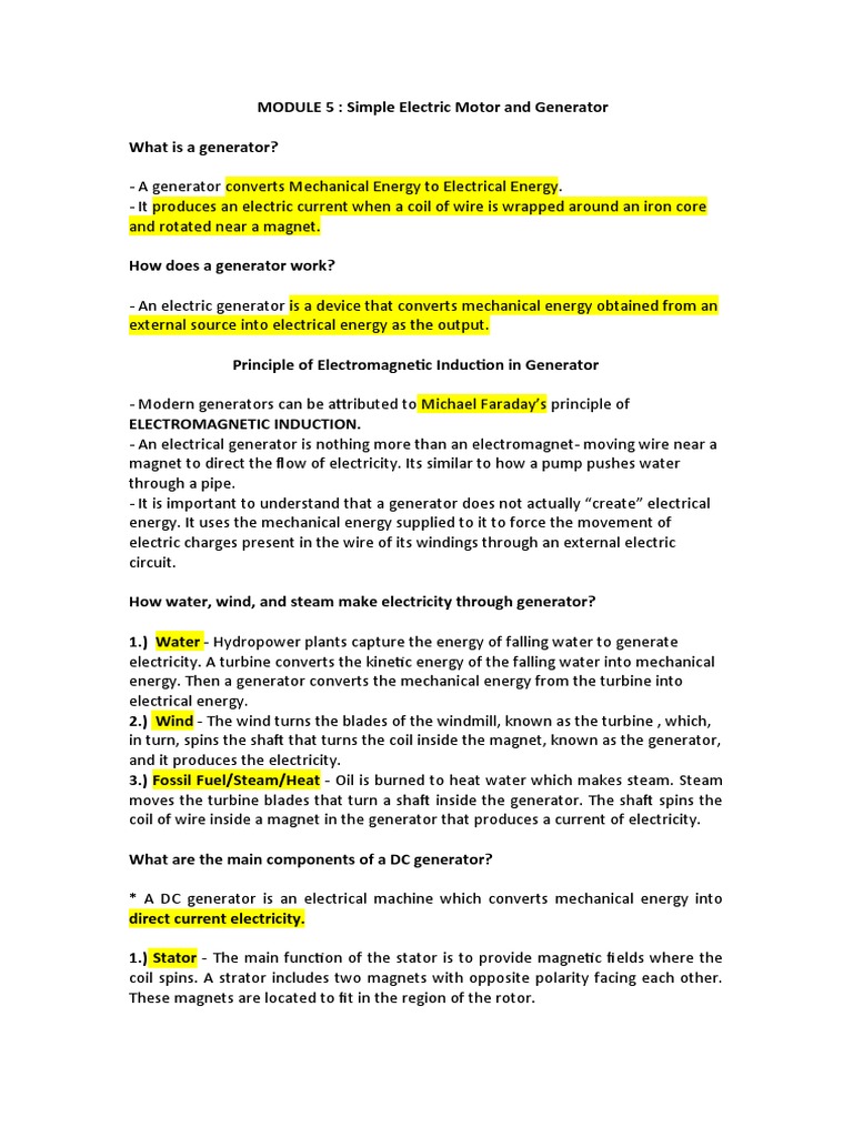 Understanding the Fundamentals of Electric Motors and Generators: A ...