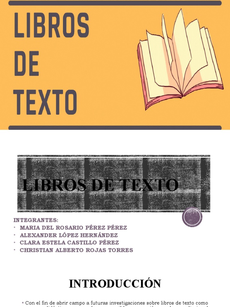 Libros de Texto | PDF