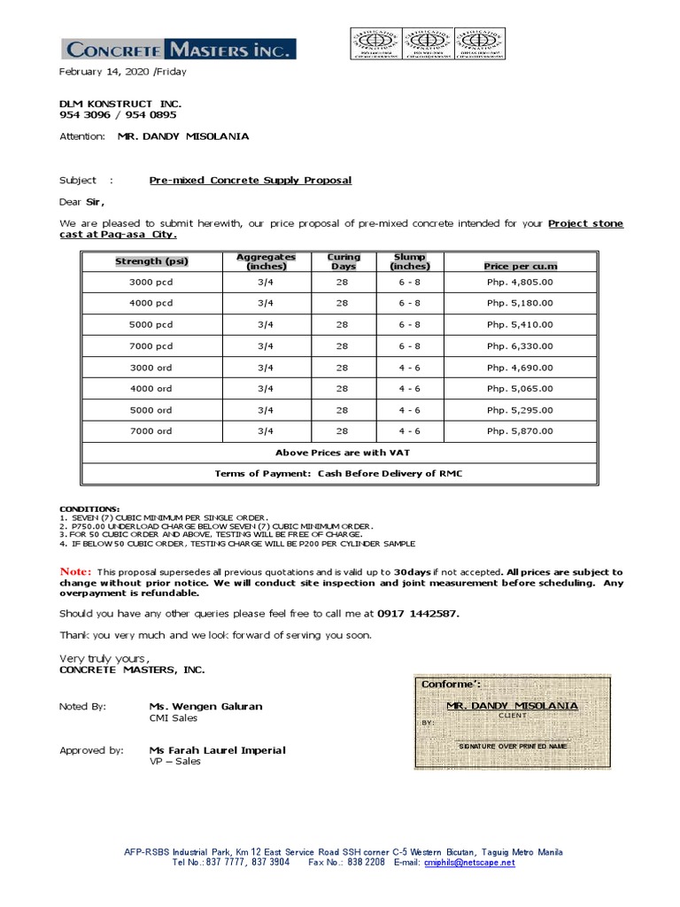 DLMKI. Pag-Asa QC | PDF | Business