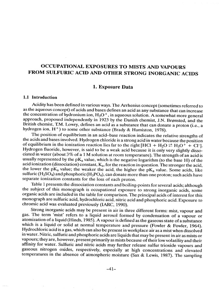 Sulphuric Acid Mono54-6 | PDF | Nitric Acid | Sulfuric Acid
