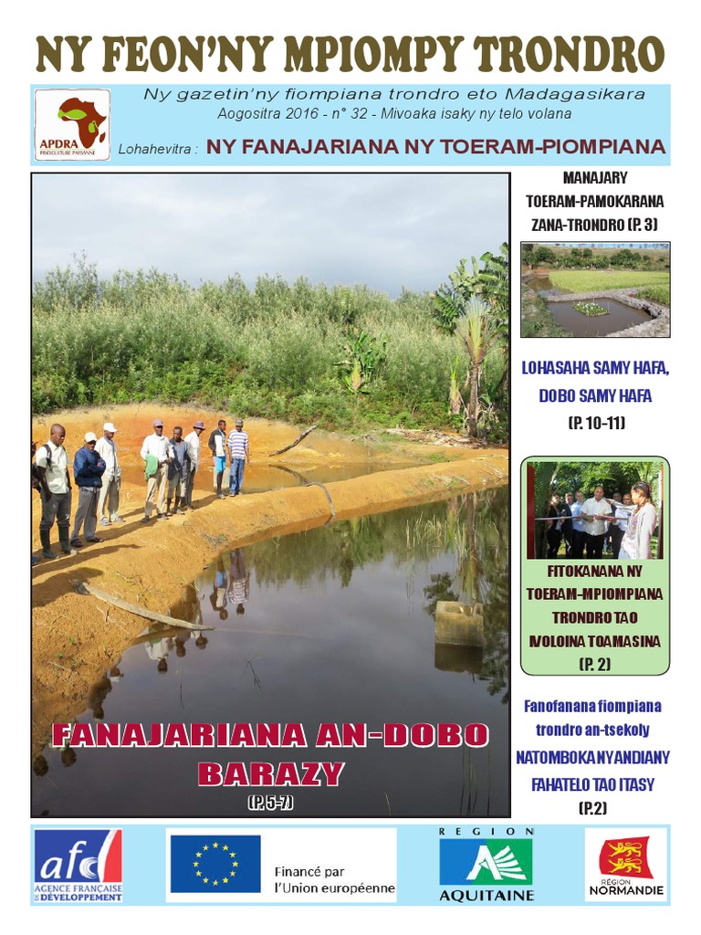 Ny Feon'ny Mpiompy Trondro 32 | PDF
