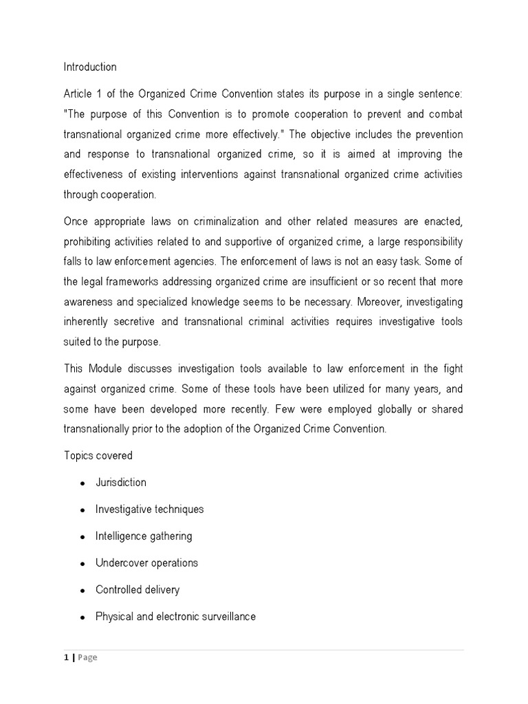 Law Enforcemnt Tools and Cooperation | PDF | Politics | Social Science