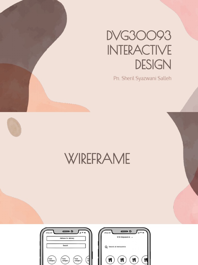 Storyboard - Wireframe - Wireflow | PDF