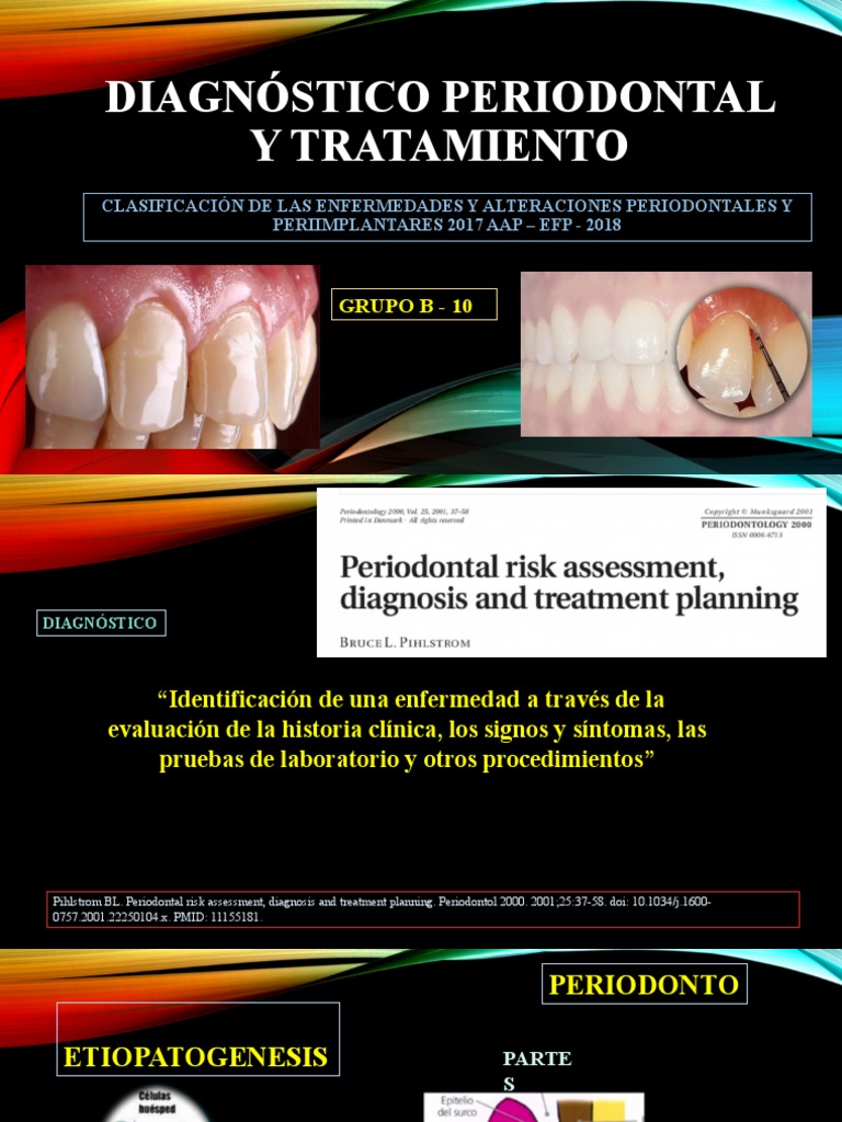 DX Periodontal | PDF | Enfermedades y trastornos | Odontología