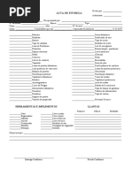 Formato de Control Vehicular en Excel | PDF