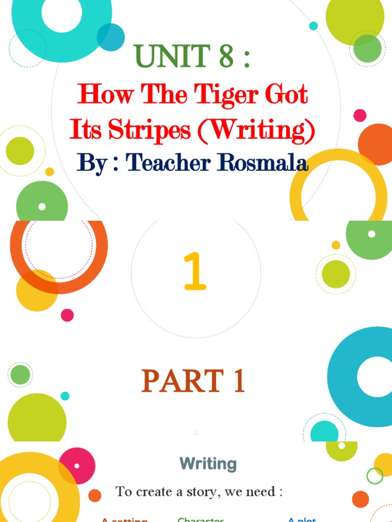 How the Tiger Got Its Stripes Writing Lesson | PDF | Subject (Grammar ...