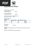 Uk Theatre Bectu Rates 2024 2025 | PDF | Per Diem | Expense