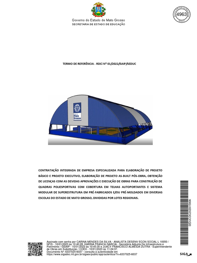 Anexo II - Termo de Referência - Rdci #01.2022 Com Retificação | PDF ...