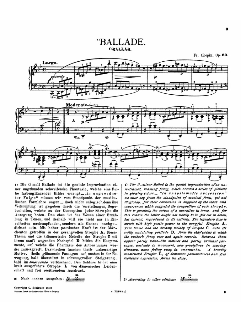 Ballade Chopin | PDF