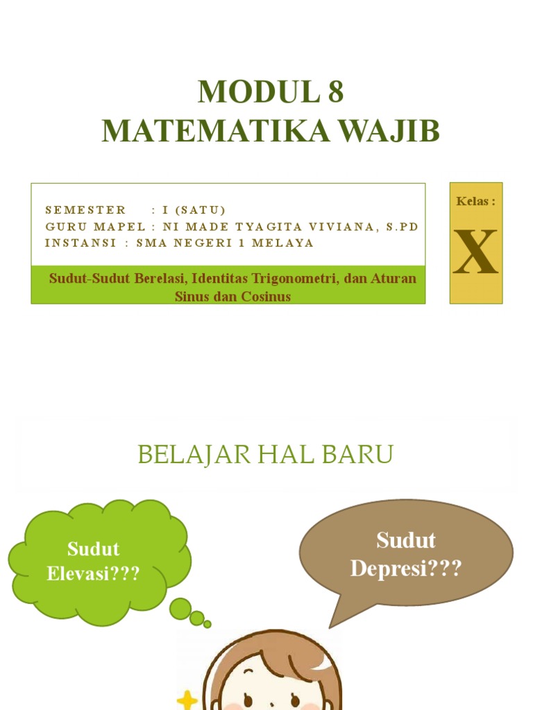 Modul 8 SMT2 X (W) | PDF | Metode & Bahan Ajar