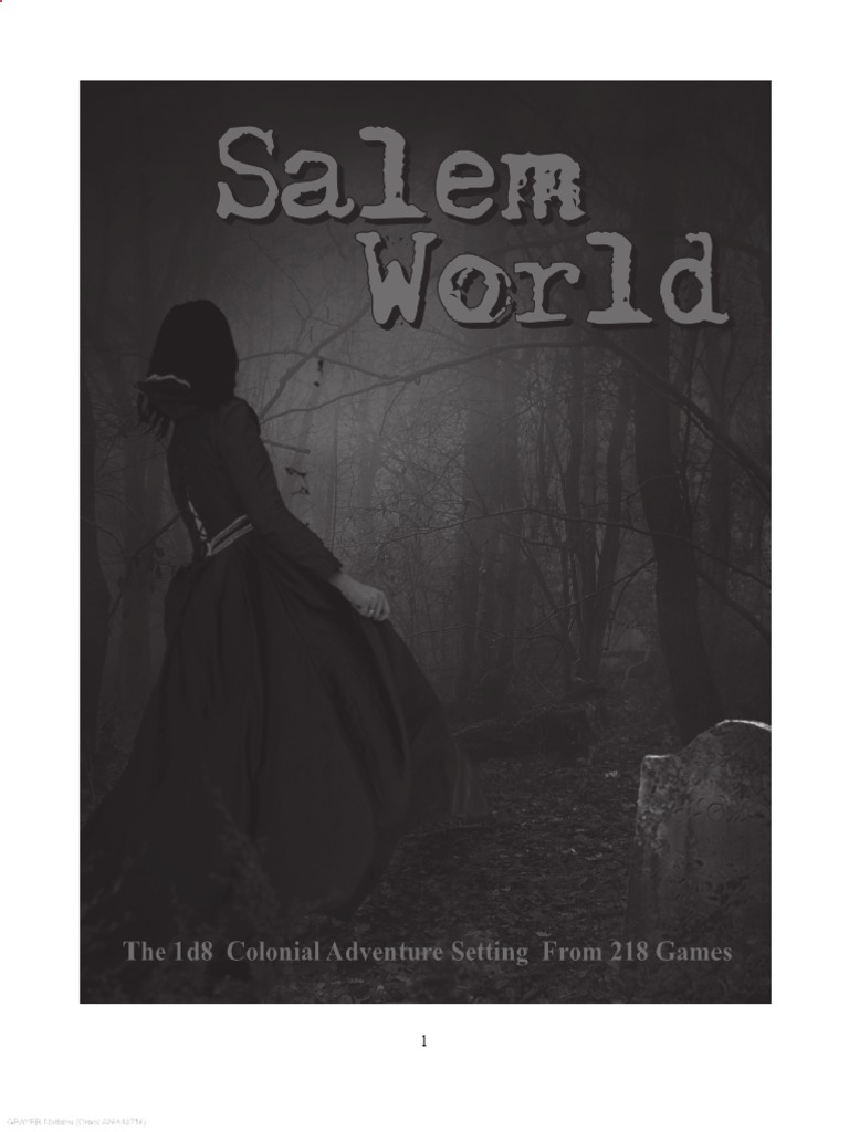 Salem World Extended Edition | PDF | Role Playing Games