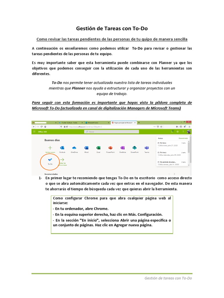 Gestión de Tareas en To-Do | PDF