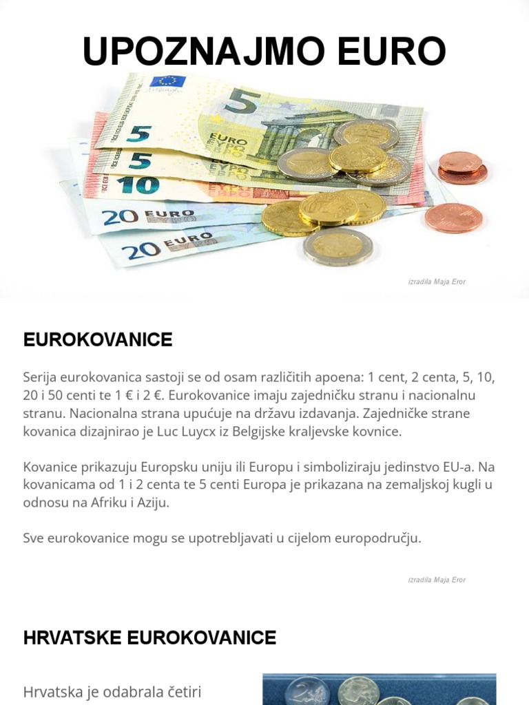 Upoznajmo Euro | PDF