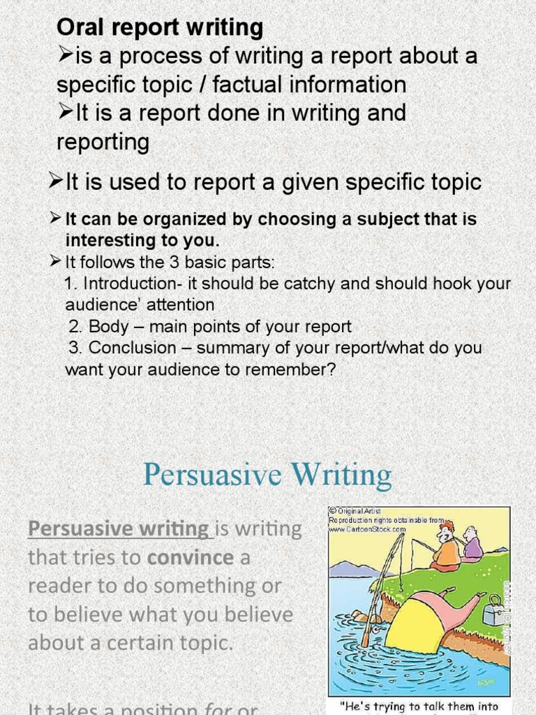 Guide to Oral and Persuasive Writing | PDF | Argument | Fast Food