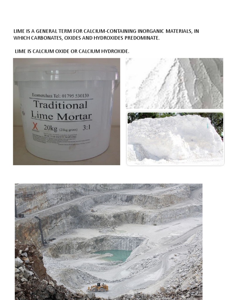 Lime As Building Material | PDF | Cement | Plaster