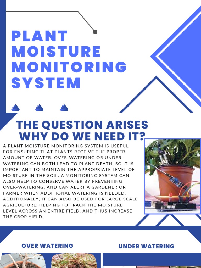 Plant Moisture Monitoring System | PDF | Soil | Electrical Resistivity ...