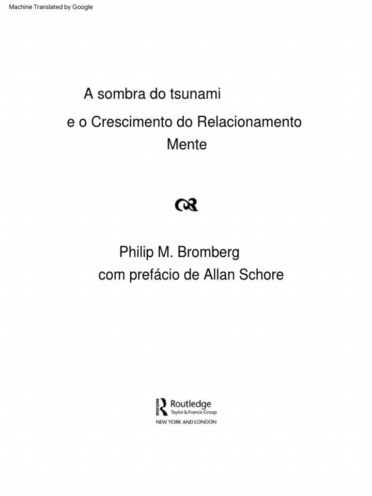 The Shadow of The Tsunami and The Growth of The Relational Mind by ...