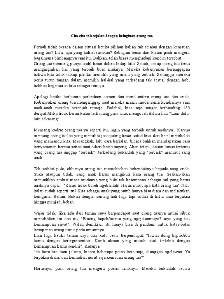 Cerpen 2 Halaman | PDF