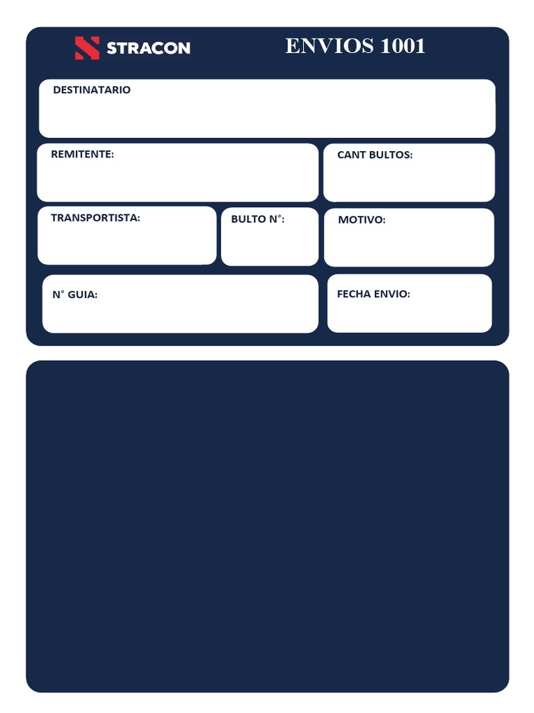 Formato Sticker Envios | PDF