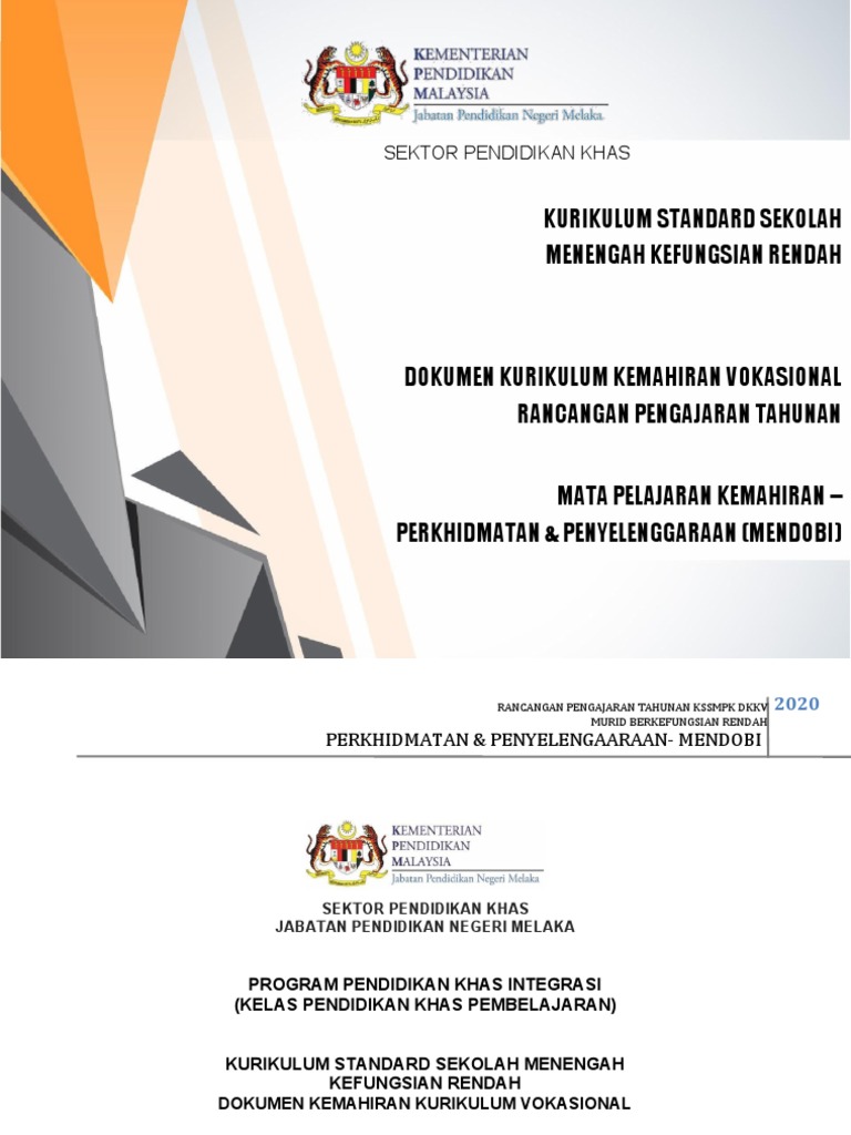 Rancangan Pengajaran Mendobi Khas | PDF