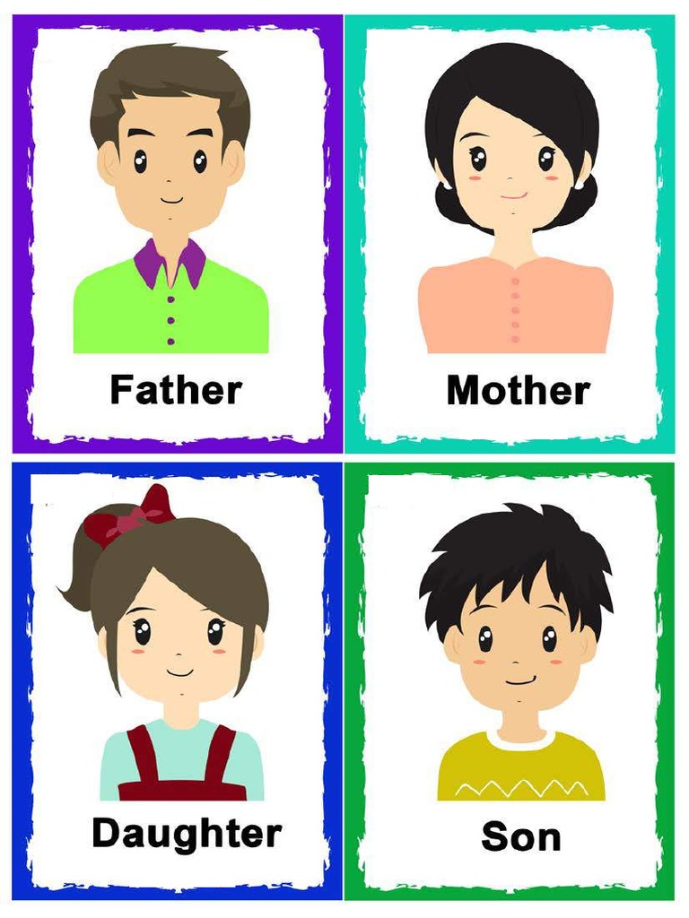Flashcards - My Family | PDF