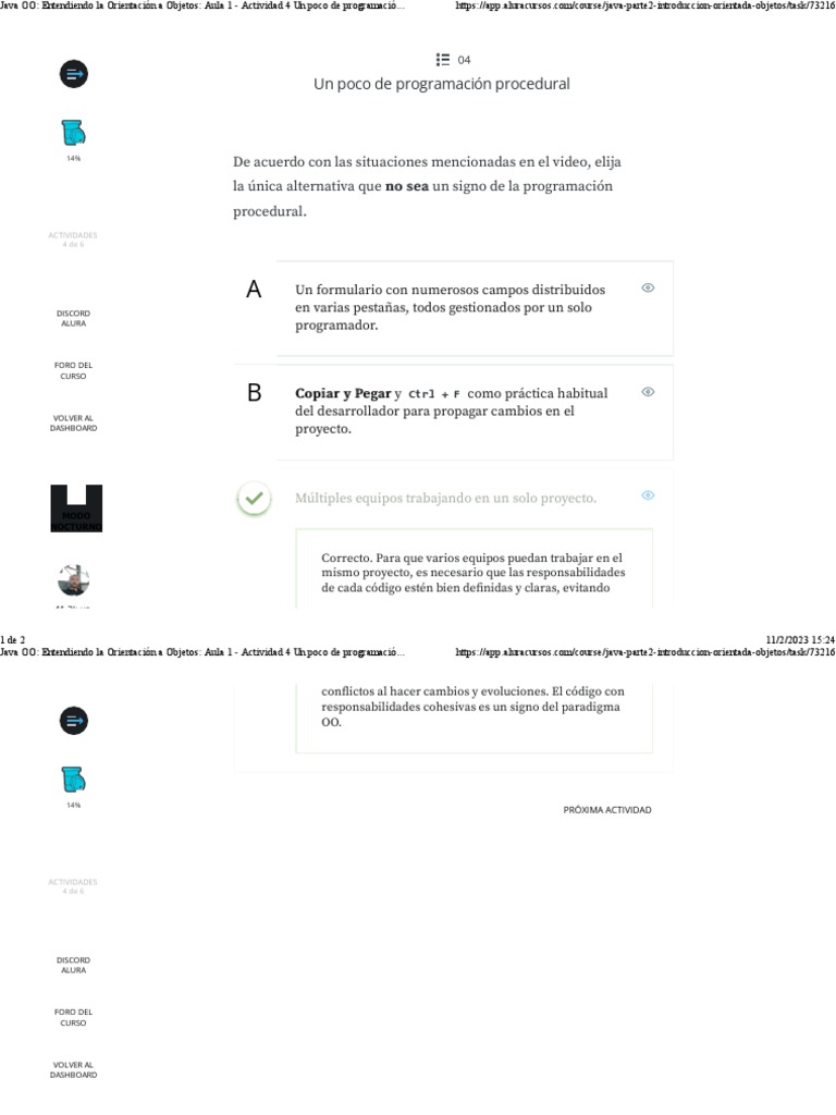 Java OO Entendiendo La Orientación A Objetos Aula 1 - Actividad 4 Un Poco de Programación ...