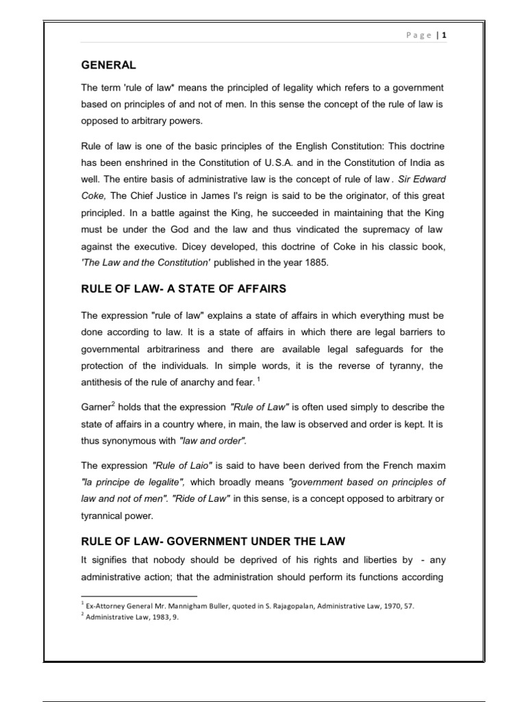 rule of law | Rule Of Law | Supreme Courts