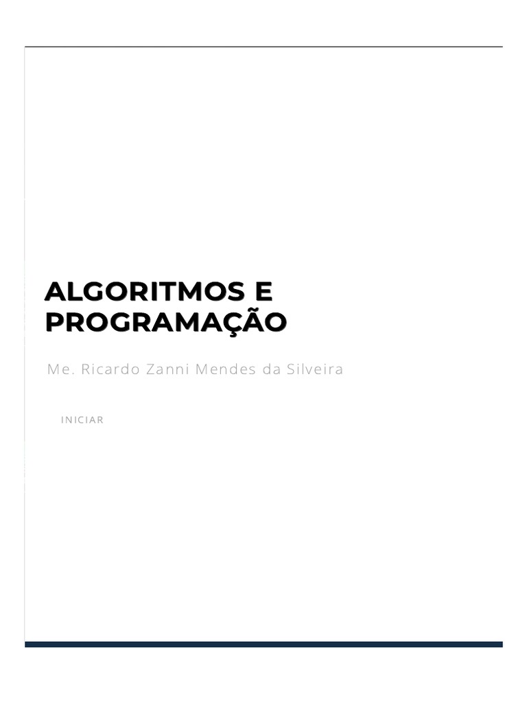 Algoritmos e Programação Parte 2 | PDF | Algoritmos | Controle de fluxo