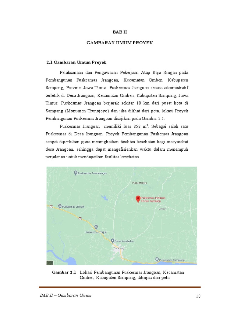 Bab Ii Gambaran Umum Proyek | PDF