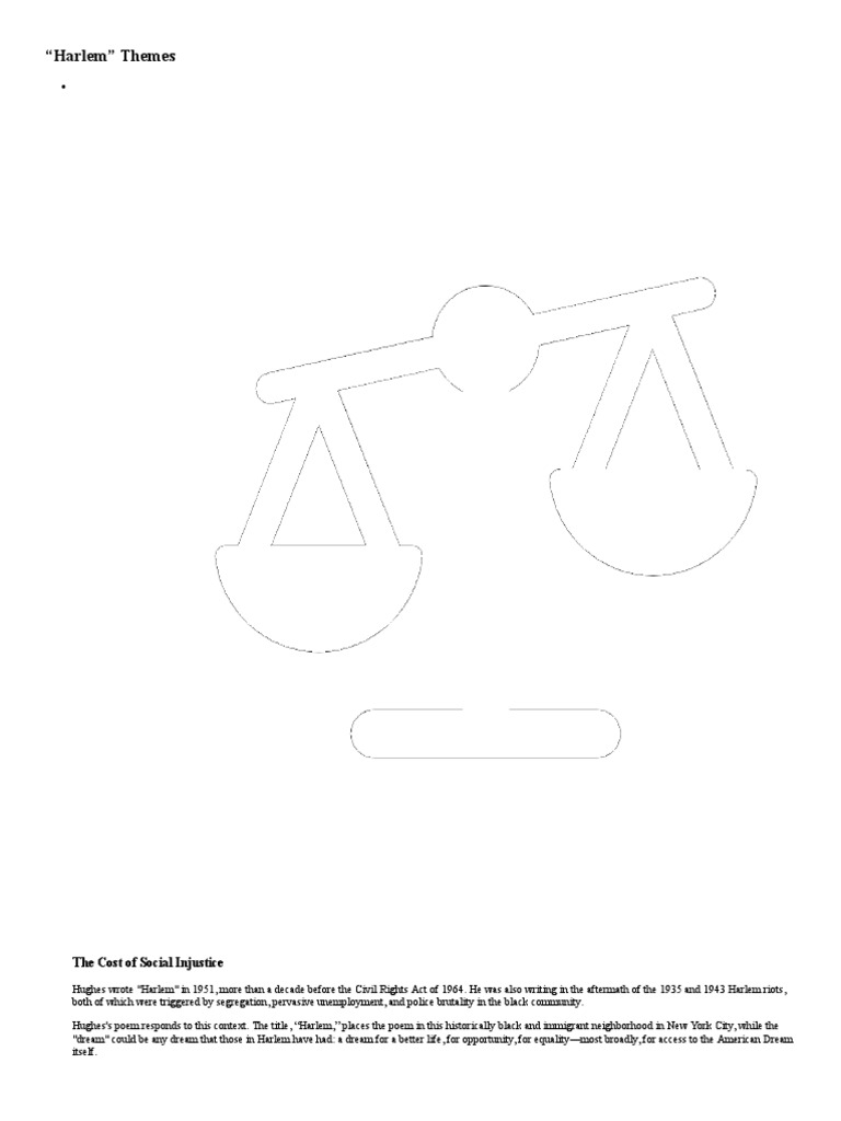 Harlem Poem Summary and Analysis - LitCharts | PDF | Identity Politics ...