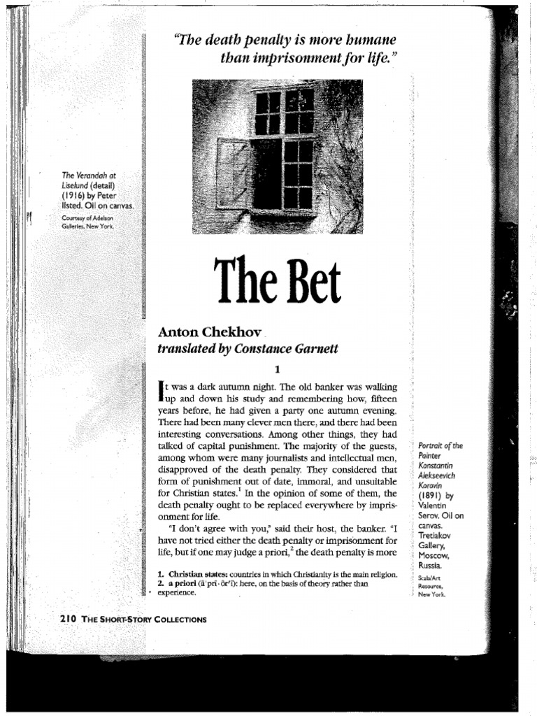 The Bet | PDF