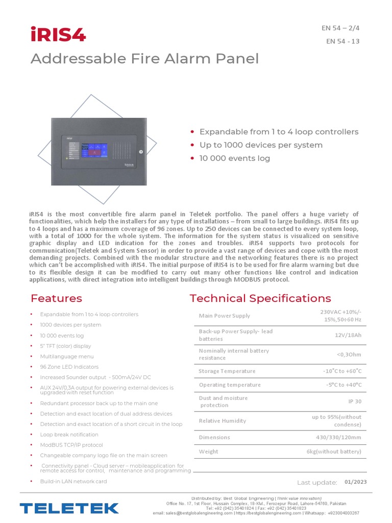 Advanced Fire Alarm Panel Guide | PDF | Telecommunications | Electrical ...