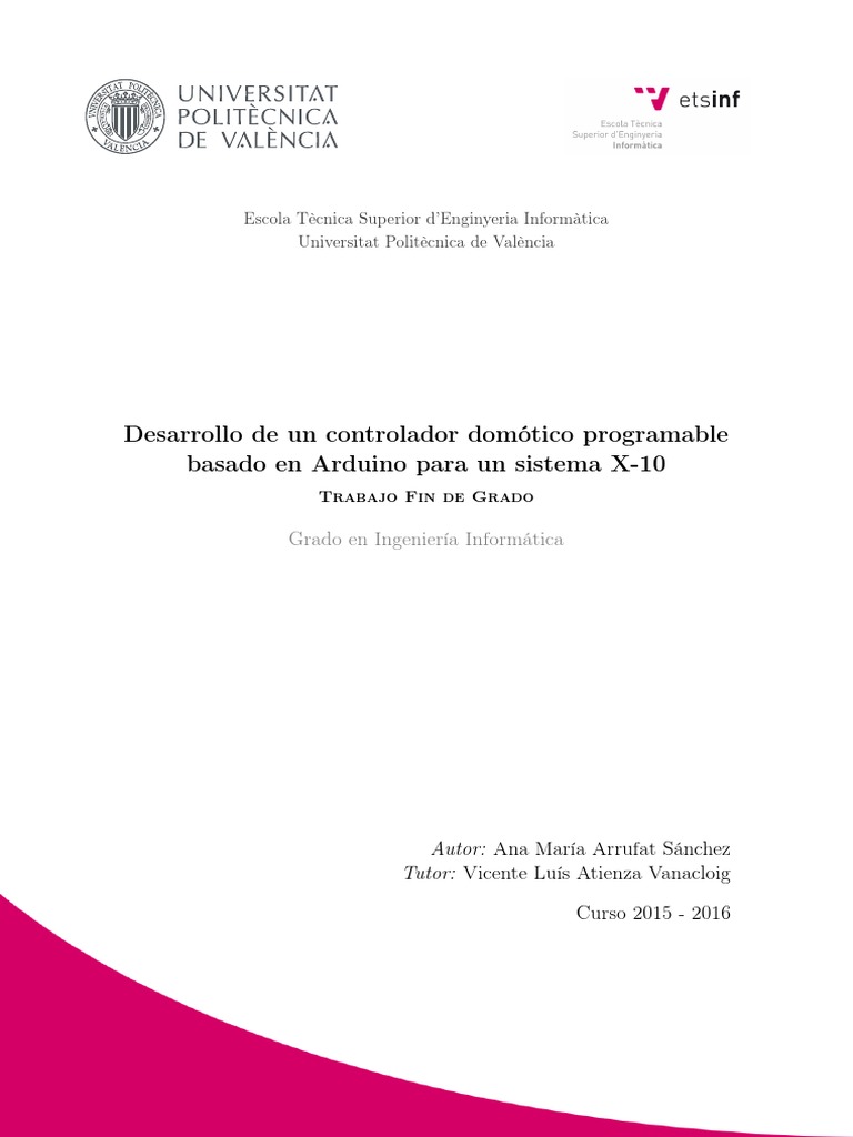 ARRUFAT - Desarrollo de Un Controlador Domótico Programable Basado en ...