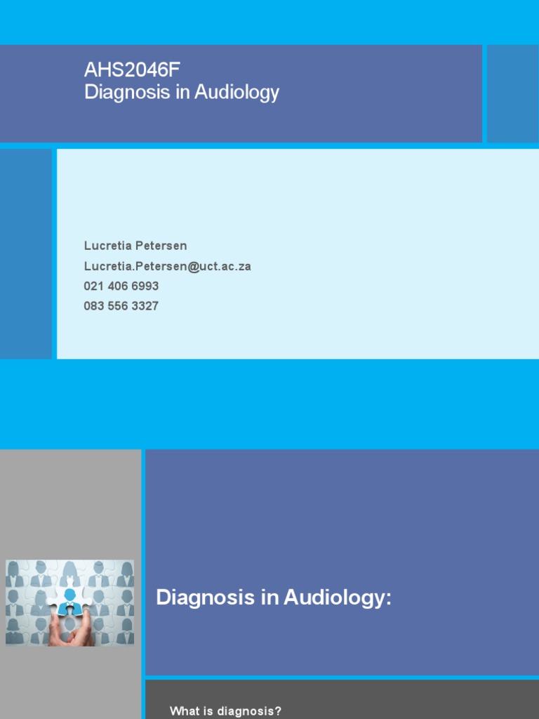 Audiology Diagnosis Process Explained | PDF | Audiology | Hearing