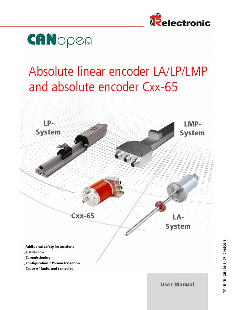 Absolute Linear Encoder LA/LP/LMP and Absolute Encoder Cxx-65 | PDF ...