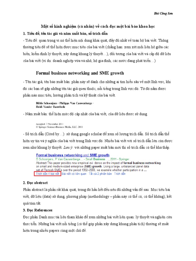 Huong Dan Cach Doc Paper | PDF