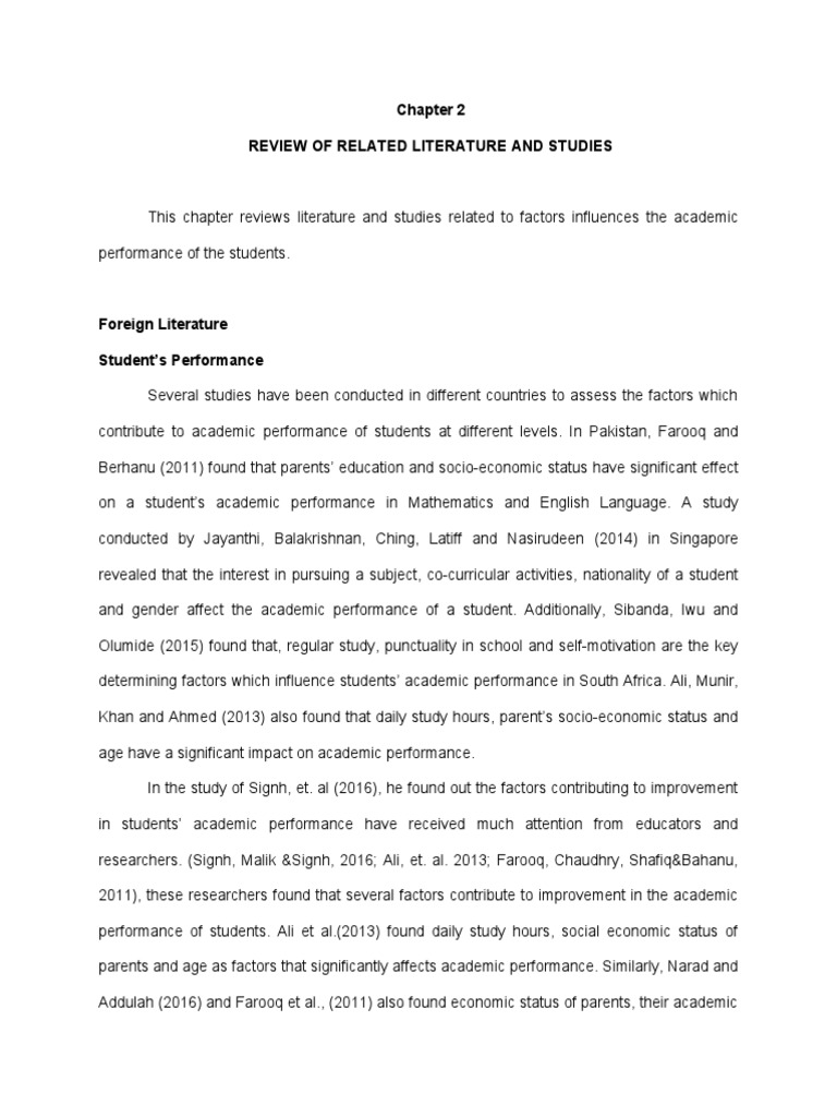 CHAPTER-2-Updated-Edited | PDF | Self Efficacy | Learning