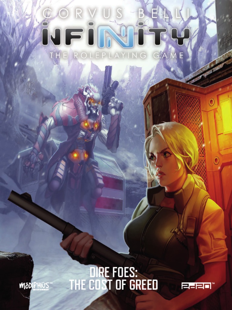 MUH050230 Infinity RPG - Dire Foes - The Cost of Greed | PDF | Security Hacker