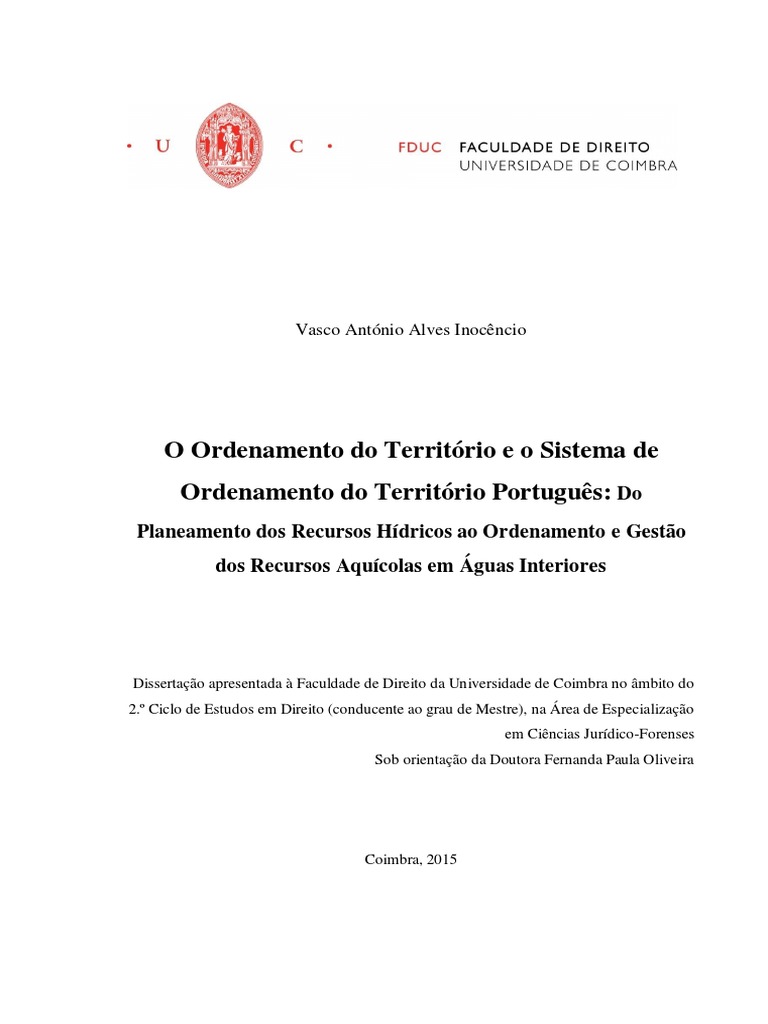 Ordenamento do Território em Portugal | PDF | Lei de Construção | Urbanismo