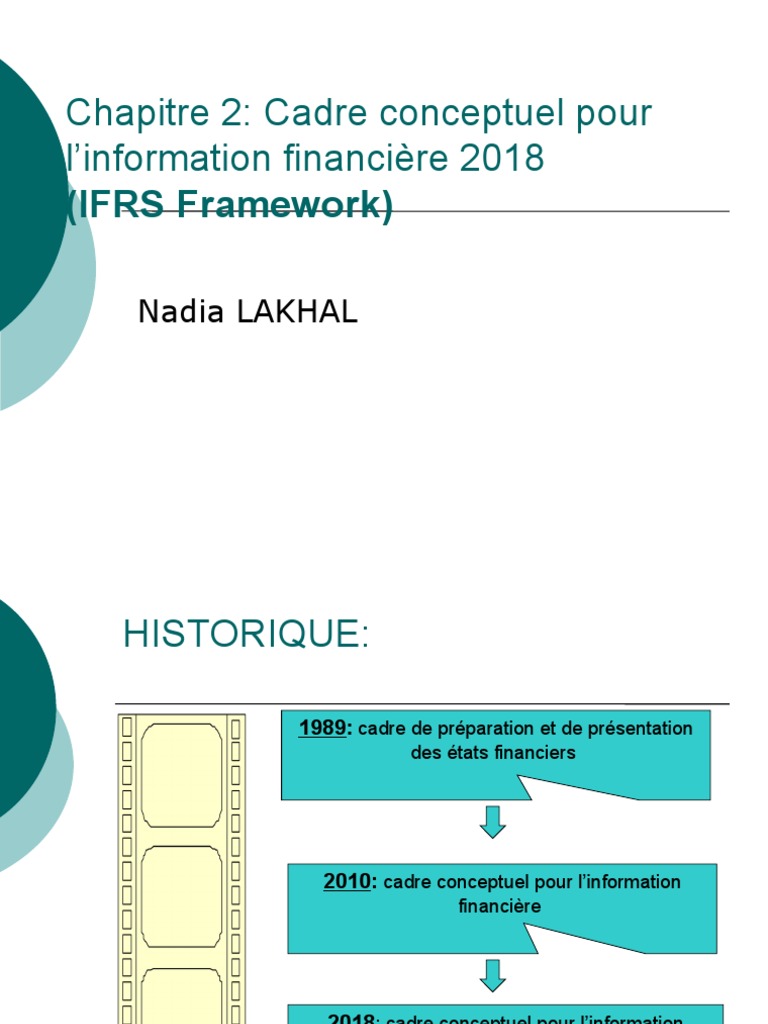 Chapitre 2 Cadre Conceptuel | PDF | Comptabilité | Capitaux propres