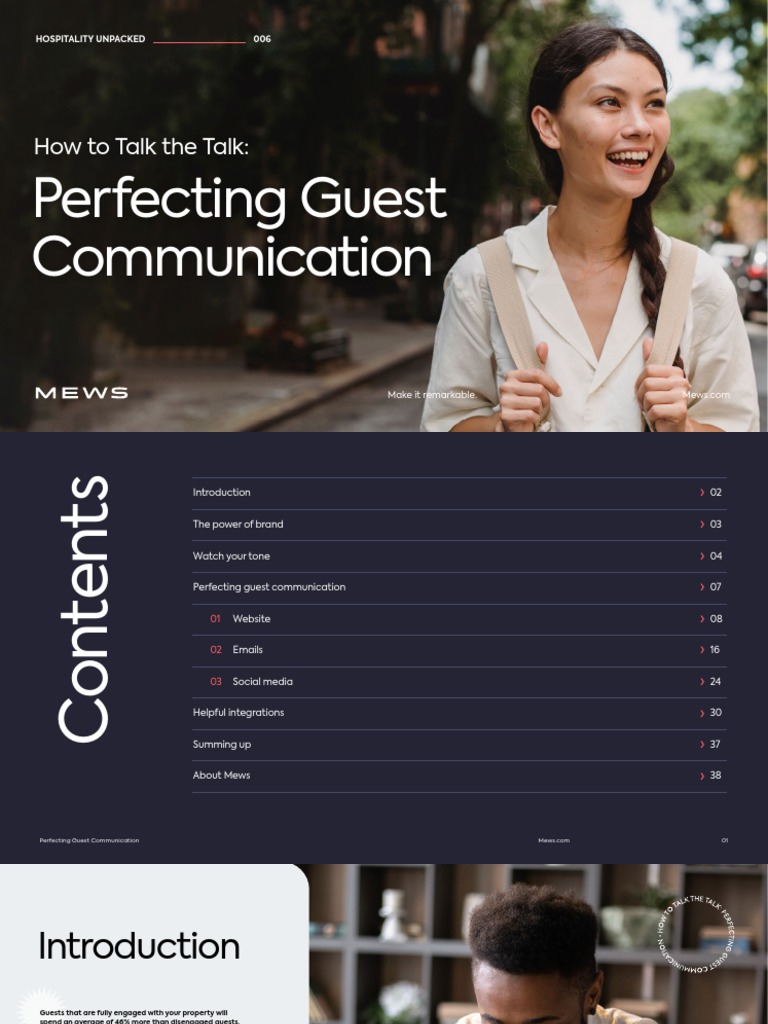 How To Talk The Talk Perfecting Guest Communication | PDF | Social ...