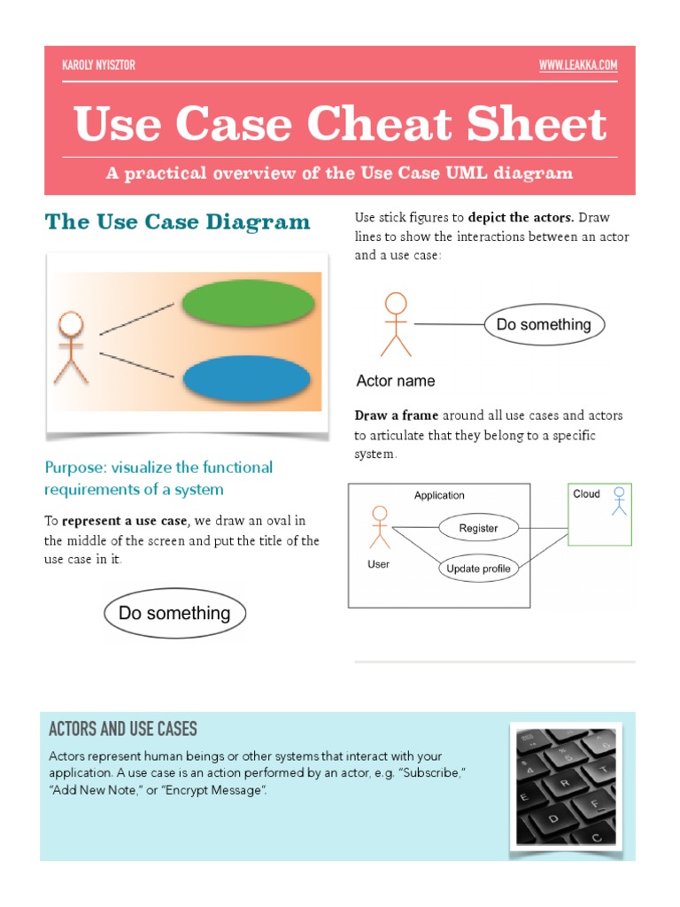 Use Case Cheat Sheet | PDF | Technology & Engineering
