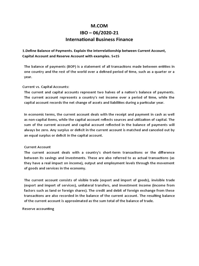 Ibo-06 2020-21 | PDF | Foreign Exchange Market | Yield Curve