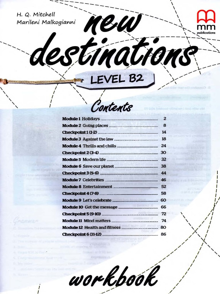 New Destinations b2 Workbook | PDF