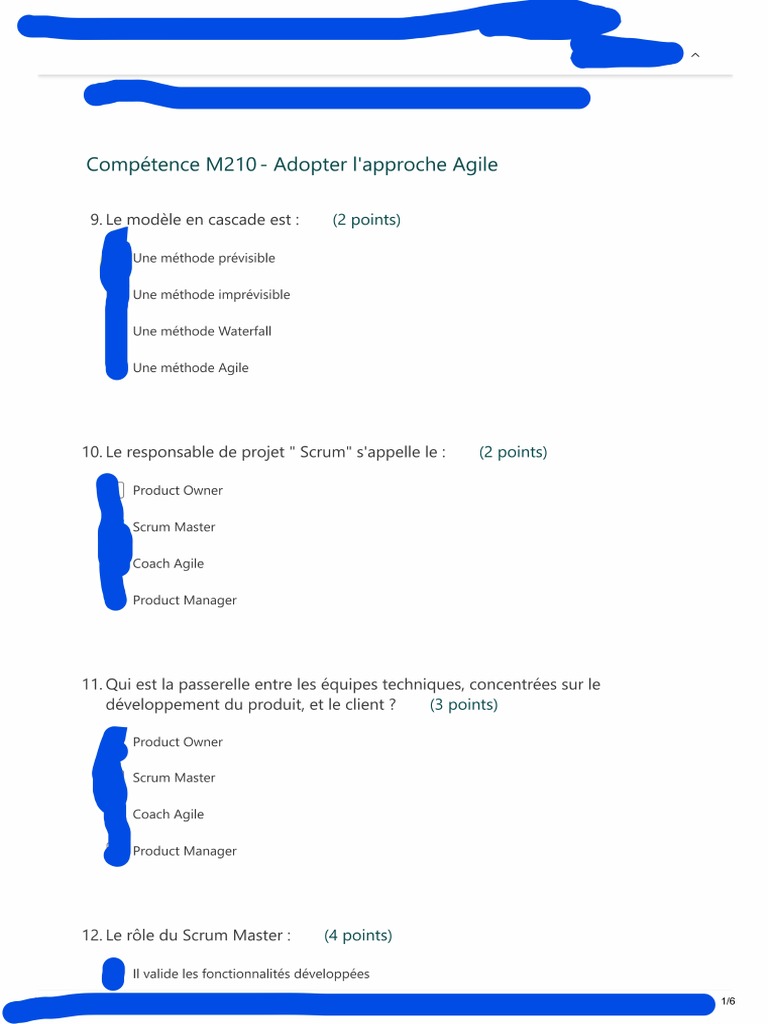 Préparation EFM AGILE | PDF
